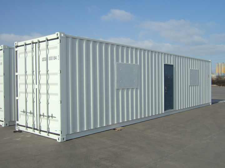 Customized 40ft Modular Shipping Container Prefab Office with Optional ...