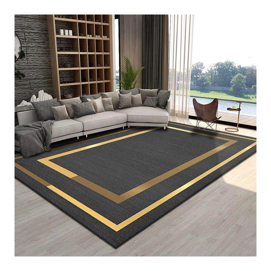 Modern Design Living Room Floor Carpets and Rugs Machine Made Crystal ...