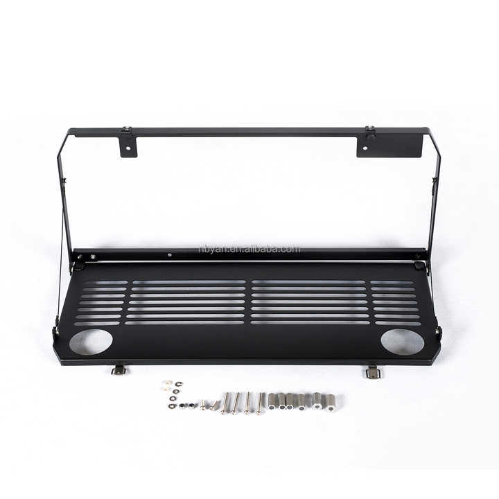 Yaenio Steel Built-In Tailgate Table for Wrangler JL 2018-2025 Rear ...
