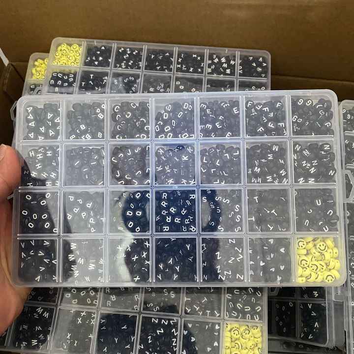 JC Crystal Letter Bead Box Kit - 1400pcs for DIY Jewelry