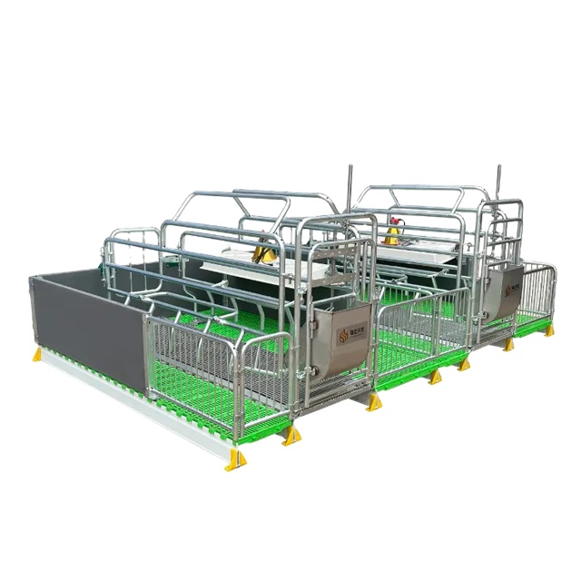 2025 Pig Cages - Durable Galvanized Farrowing Crates