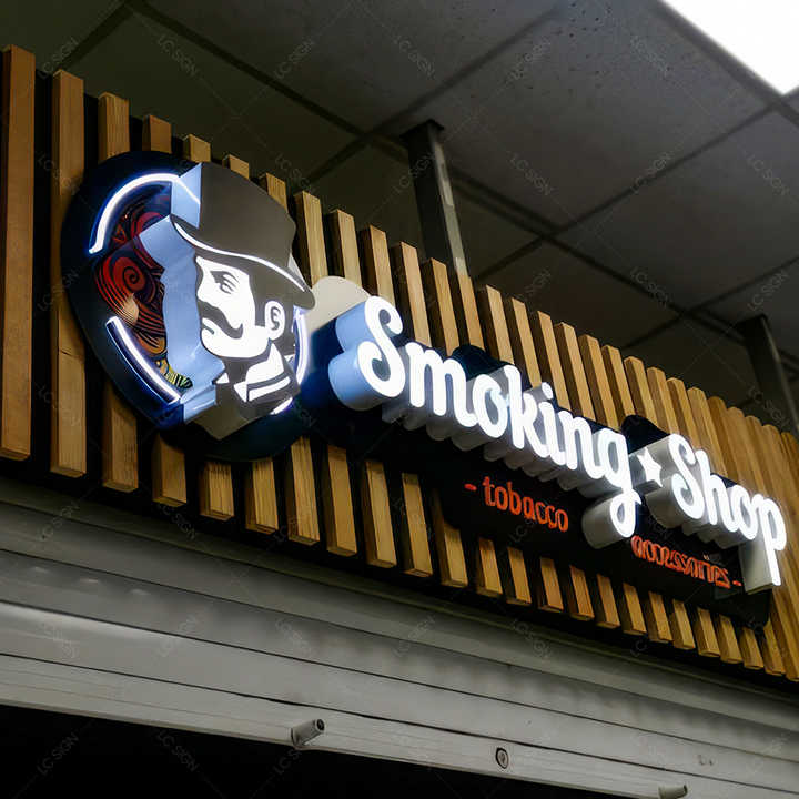 Custom LED Sign Display - Illuminated 3D Sign Logo Board