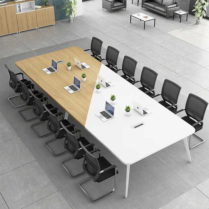 LR-CT-079 Modern Rectangle Conference Table Set for Office Home Office ...