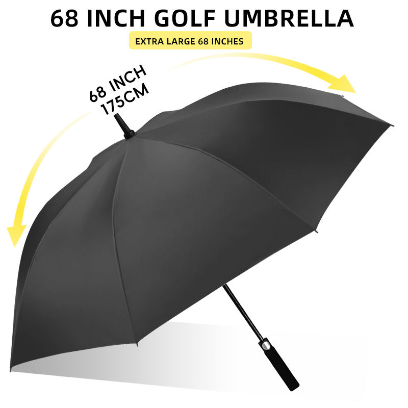 68-Inch Large Luxury Adults Golf Umbrella Automatic UV Windproof with ...