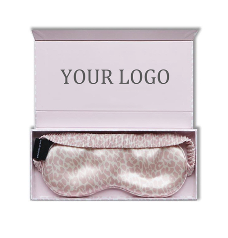 Wholesale Custom Logo Luxury Travel Eyemask Velvet Silk Sleep Mask Eye ...