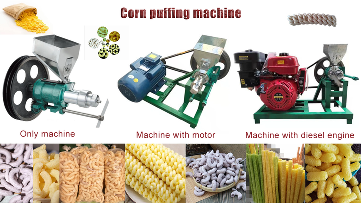 Small Corn Puffs Snacks Machine - High Efficiency & Easy Operation