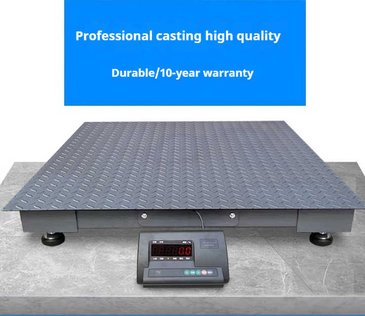 Durable 1 Ton Digital Floor Scale 1*1m 1000kg Capacity OEM Customizable ...