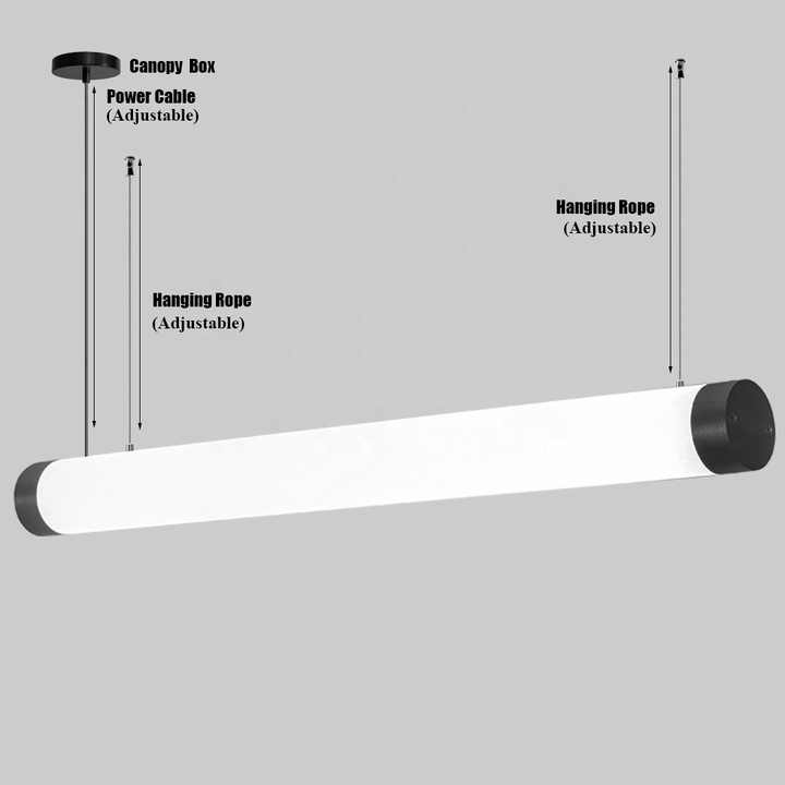 50mm Diameter Round 360degree Cylindrical LED Linear Light