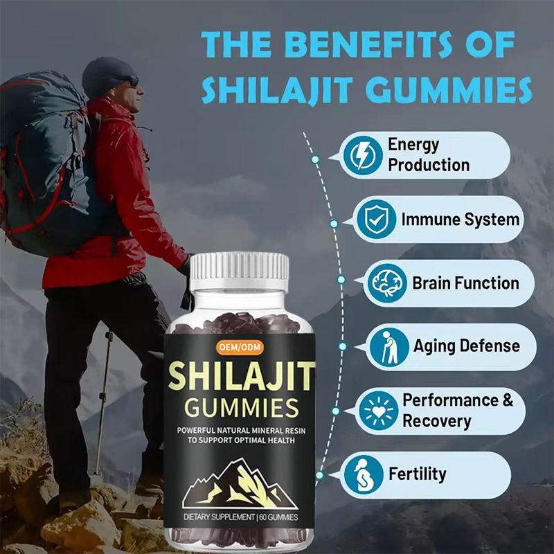 Himalayan Shilajit Fulvic Acid Gummies for Memory Sleep Support Natural ...