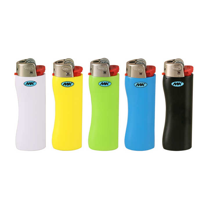 5G 7G 8G Super Refined Butane Gas Lighter solid color refillable ...