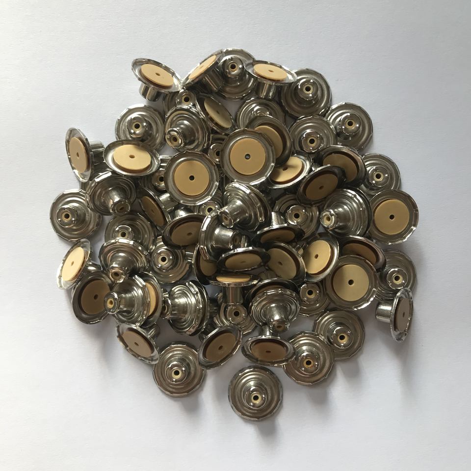 Single Nail Hole Shank Button Shank Stainless Steel Brass Iron Material ...