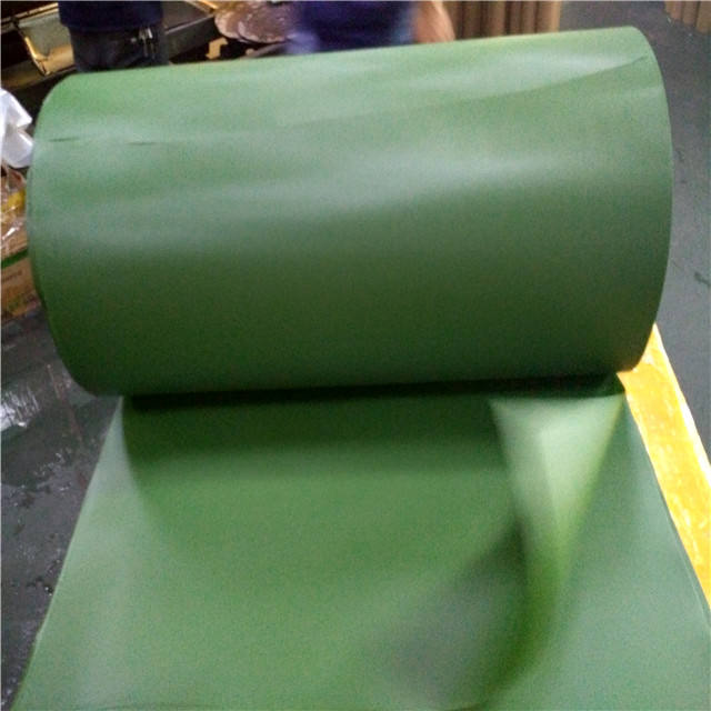 Plastic Green Color PVC Film Roll with Glossy Surface and Cutting ...