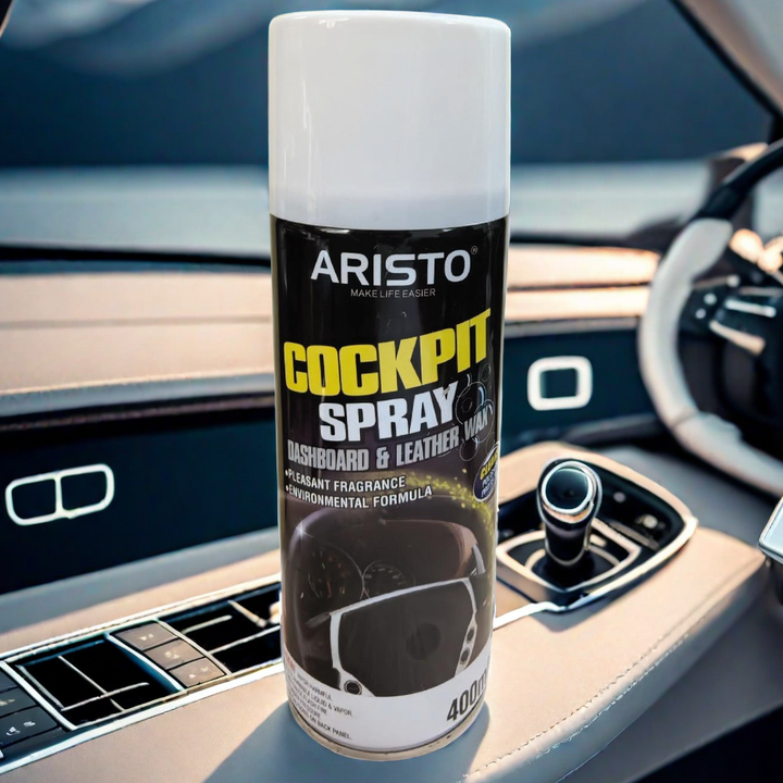 Aristo Cockpit Spray Dashboard & Leather Wax Dashboard Cleaner and ...