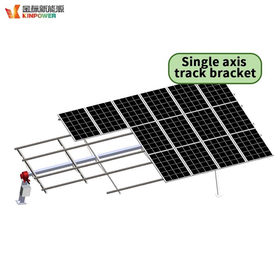 Inclined Single Axis Tracking Solar Support Structure| Alibaba.com