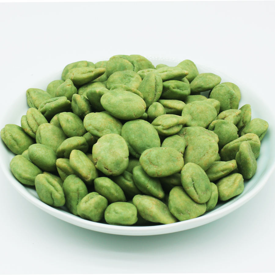 Wasabi Flavor Crunchy Coated Peanuts Bulk Roasted Non-Fried Crispy ...