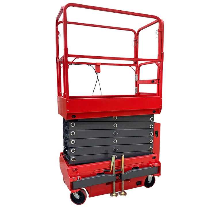 Self Moving Electric Rough Terrain Scissor Man Lift for Aerial Work ...