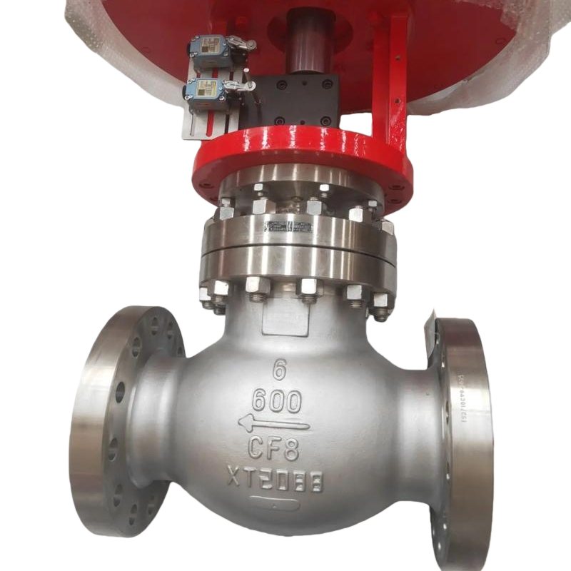 High Pressure High Stainless Steel SS304 CF8 Pneumatic Globe Valves ...