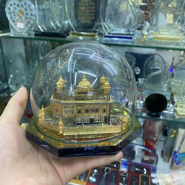 Golden Temple Sikh Sikhism Model Temple Religious Gifts Crystal ...