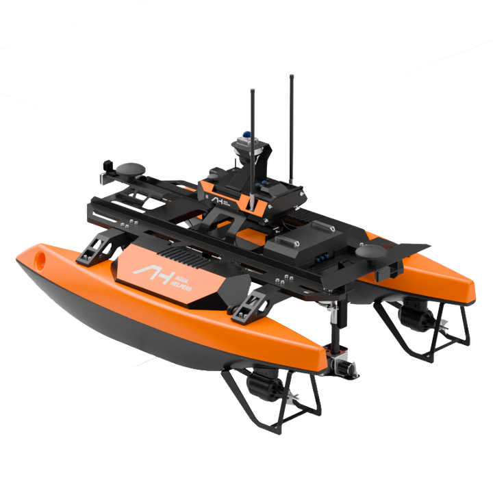 Underwater Surveying Usv For Seabed Scanning Underwater Dark Pipe