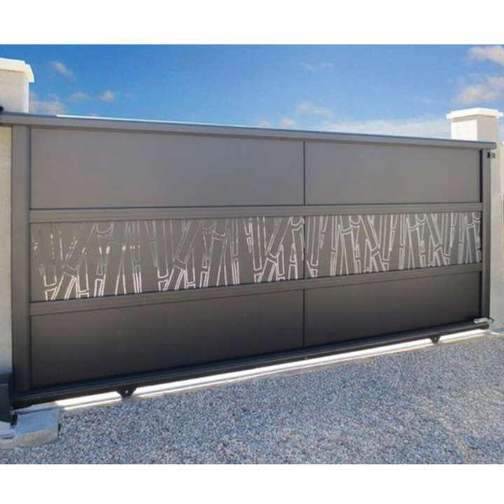 European Automatic Double Swing Driveway Gate - Modern Design ...