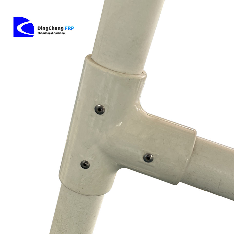 FRP/GRP Fiberglass Pipe Connector, Elbow, Tee, Flange for Handrail ...