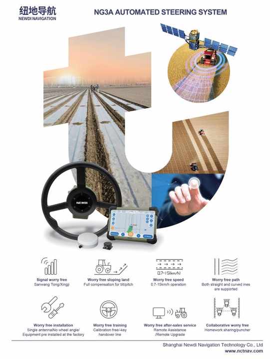NG3A Auto Steering System - Precision for Agricultural Tractors