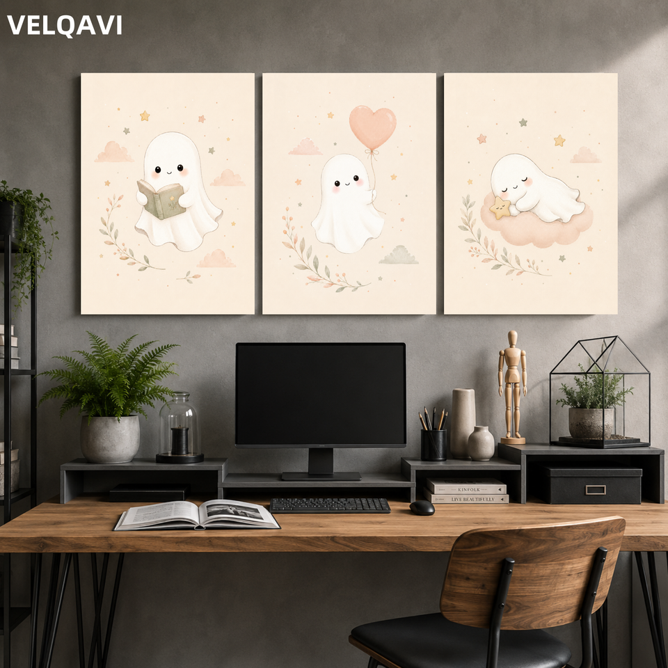 VELQAVI Halloween Poster Canvas Decorative Pictures Printing Painting ...