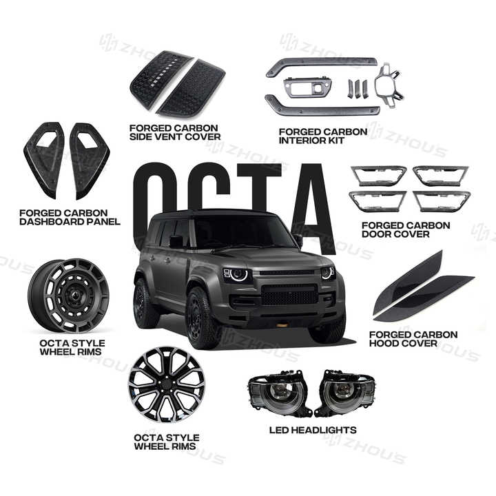 Zhous Design Car Accessaries for Landrover Defender 2025