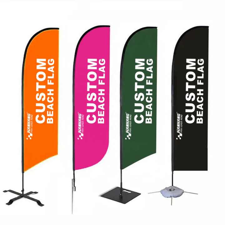 2m 3m 4m 5m Feather Flag Flag Banner Custom Advertising Base Sale Sign ...