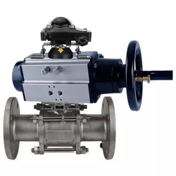Stainless steel AISI 316 Ball Valve DNOVA BV3232P(3pc)-FP-F-ISO-H DN65 ...