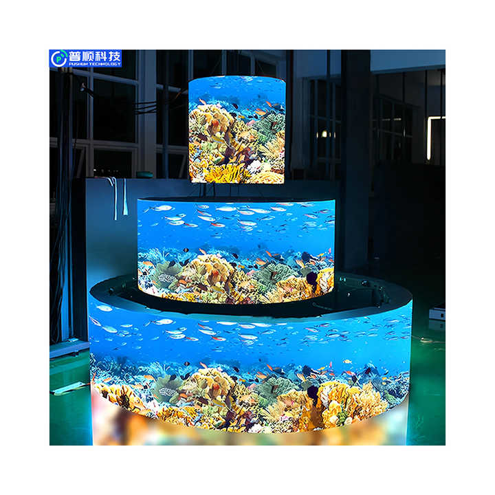 Pushunled Customization Indoor Wall Flexible Video Led Screens