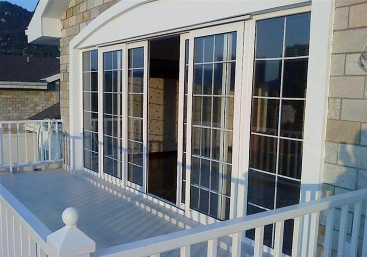 Bahamas UPVC Arched Sliding Door with Double Glazed PVC Windows