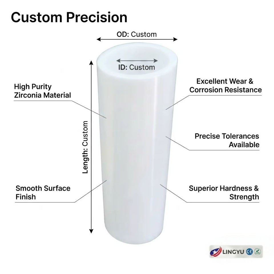 High-Quality Zirconia Ceramic Tubes, Customizable and Processable ...