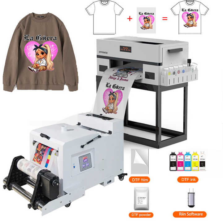 Haolic A3 DTF Printer - Efficient T-Shirt Printing