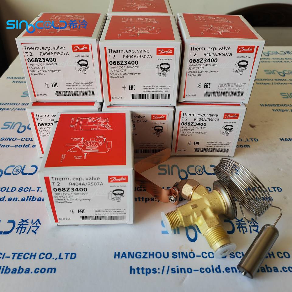 Original 4.5TR T2 Thermostatic Expansion Valve Body R404A R507A ...