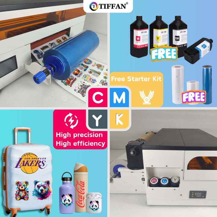 Small Business A3 Uv Dtf Printer Epson DX7 Head Roll to Roll Inkjet ...