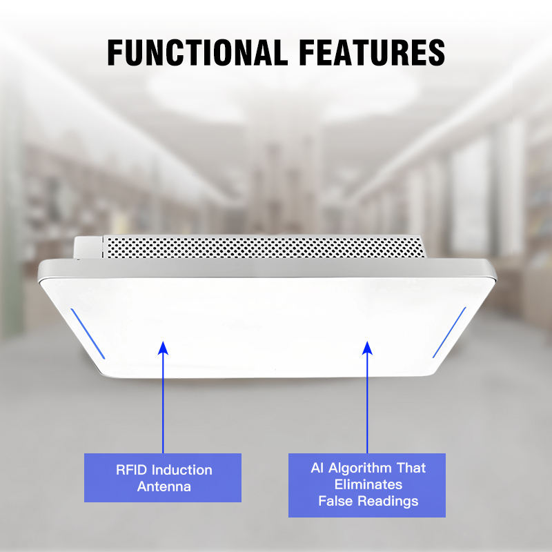 MiJin Smart Library Equipment RFID UHF ISO 18000-6C Ceiling-Mounted ...