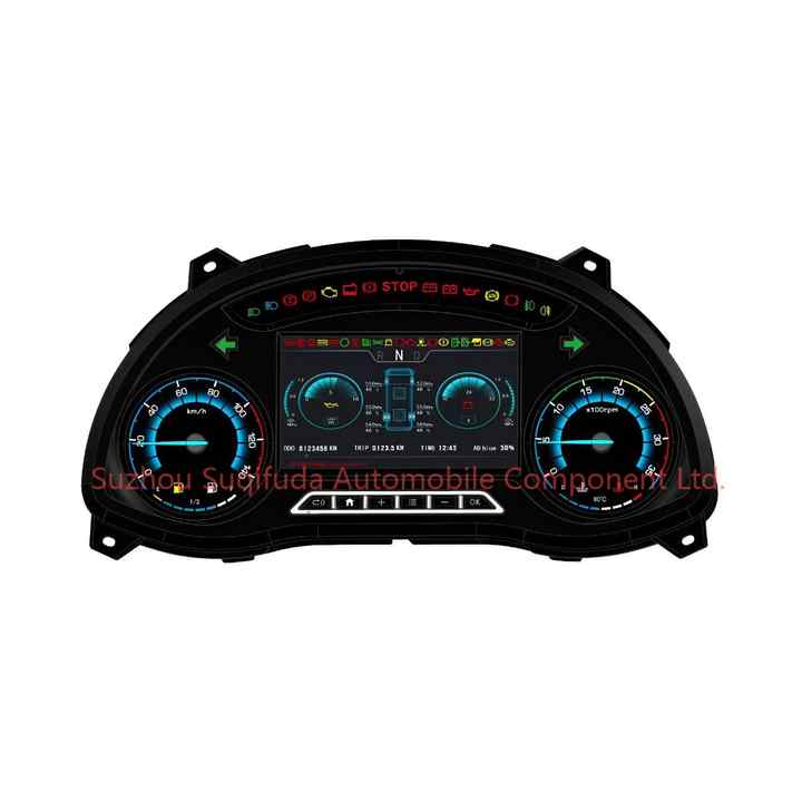 Custom 10.25 Inch Car Bus Truck LCD Instrument Cluster