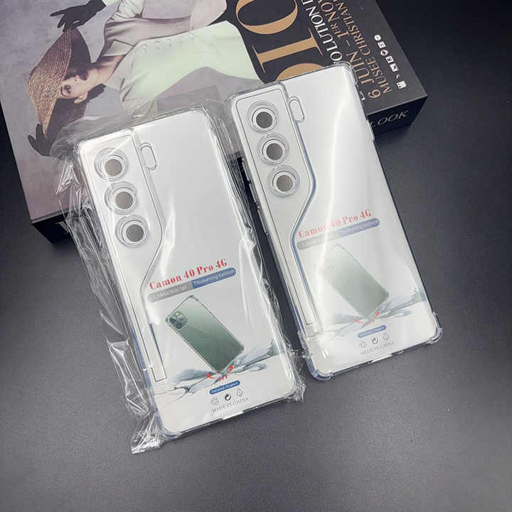 For Tecno Camon 40 Pro TPU Shockproof Transparent Mobile Phone Case ...