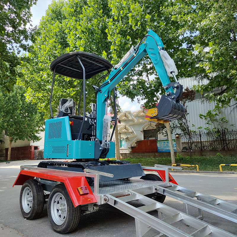 High Quality Factory Mini Excavator Trailer Mini Car Trailers for ...
