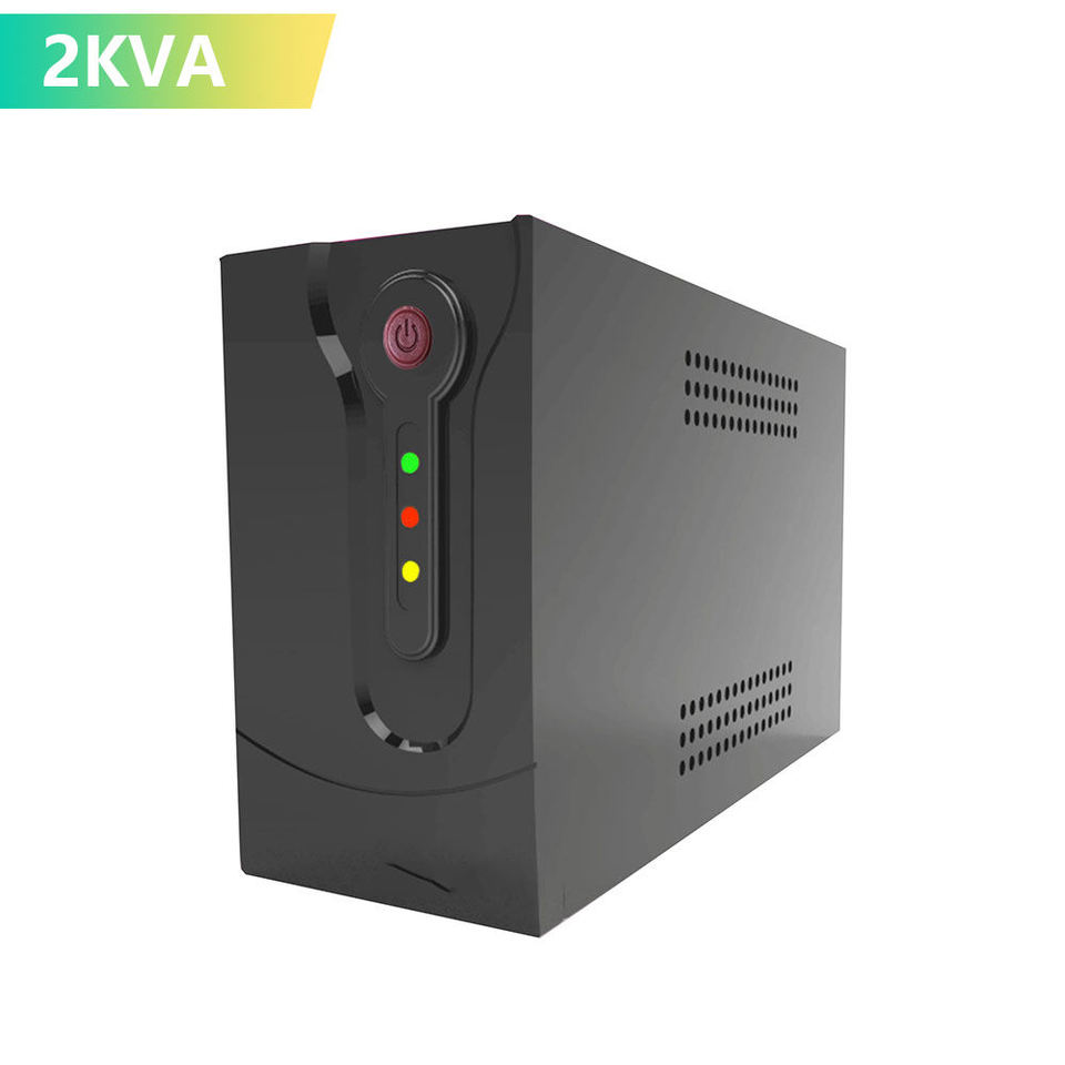 Economical 2KVA 1200W Single Phase Standby UPS 220V Backup Lead Acid ...