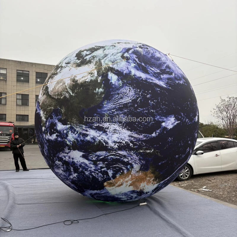 Giant Globe Inflatable Earth Model Realistic Inflatable Planet ...