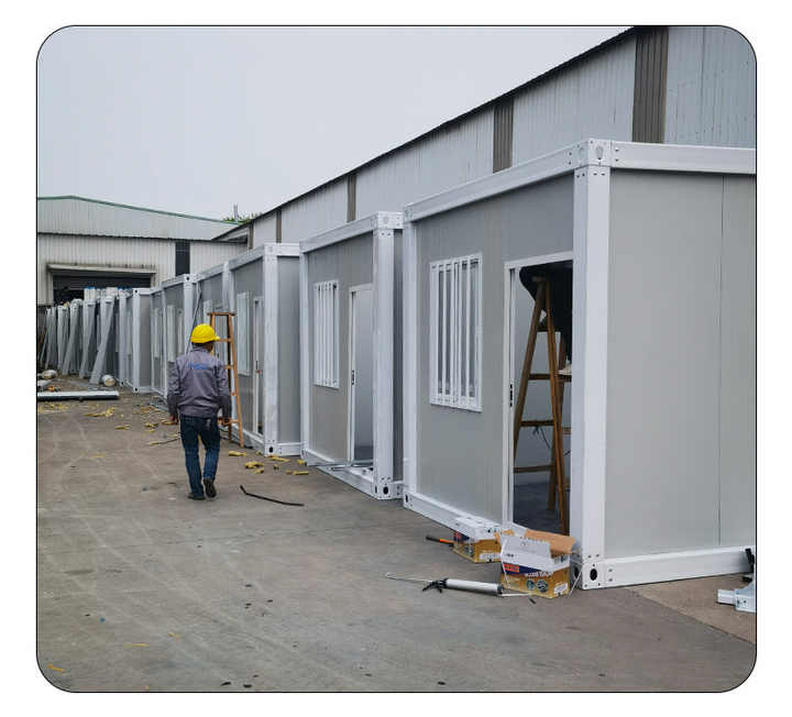Custom 20ft 40ft Prefab Container Room Container Assembly Part Site ...