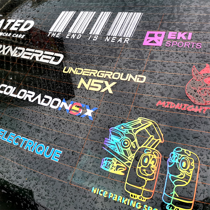 Waterproof UV Resistant Vehicle Transfer Amine Decals Custom Vehicles ...