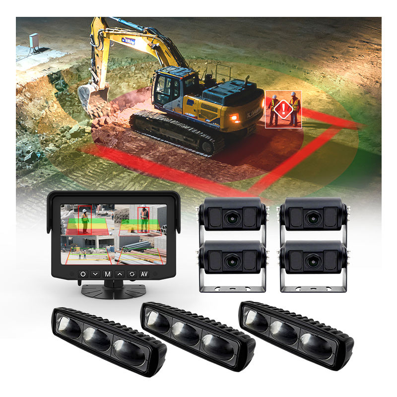 AI Backup Camera Collision Avoidance System for Diggers Excavators With ...