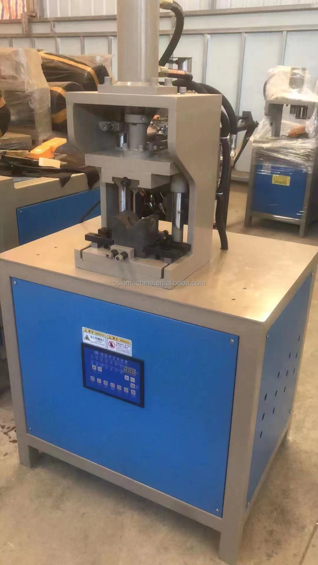 Portable Stainless Steel Tube Corner Punching Machine 45 90 Degree ...