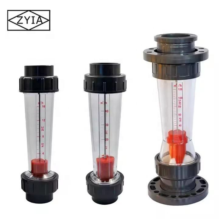 LZS High Precision LZS Rotameter Flow Meter Plastic Water Flowmeter ...