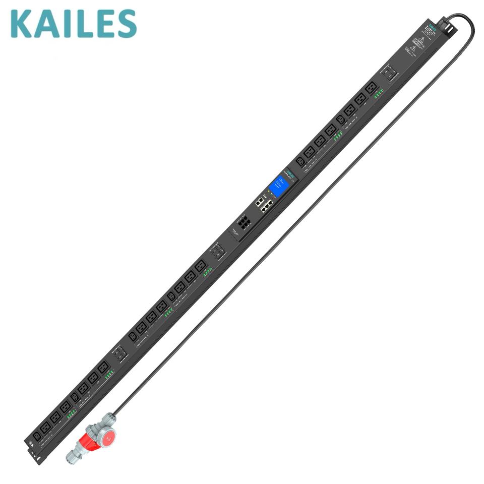 KAILES(KLS) Smart PDU MD Series 32A Three Phase AC 200-240VAC 18+6 Bit ...