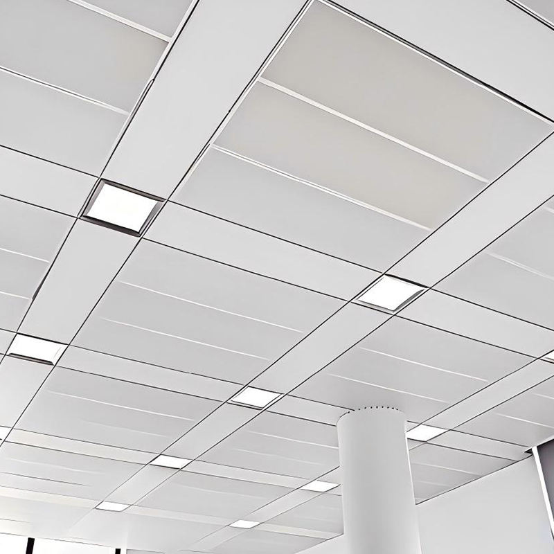 Modern Square Aluminum Fireproof Soundproof Ceiling Panels