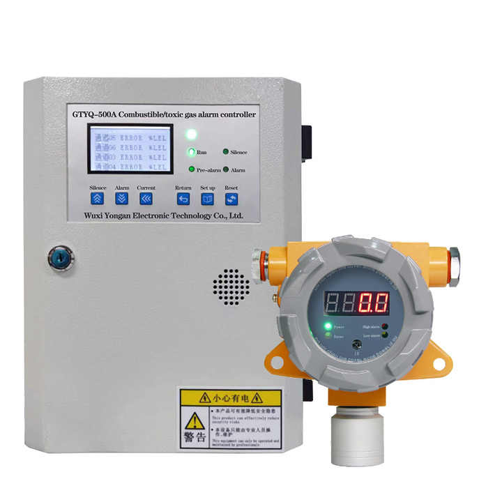 Panel kontrol alarm Co2 industri, detektor gas karbon dioksida dengan ...